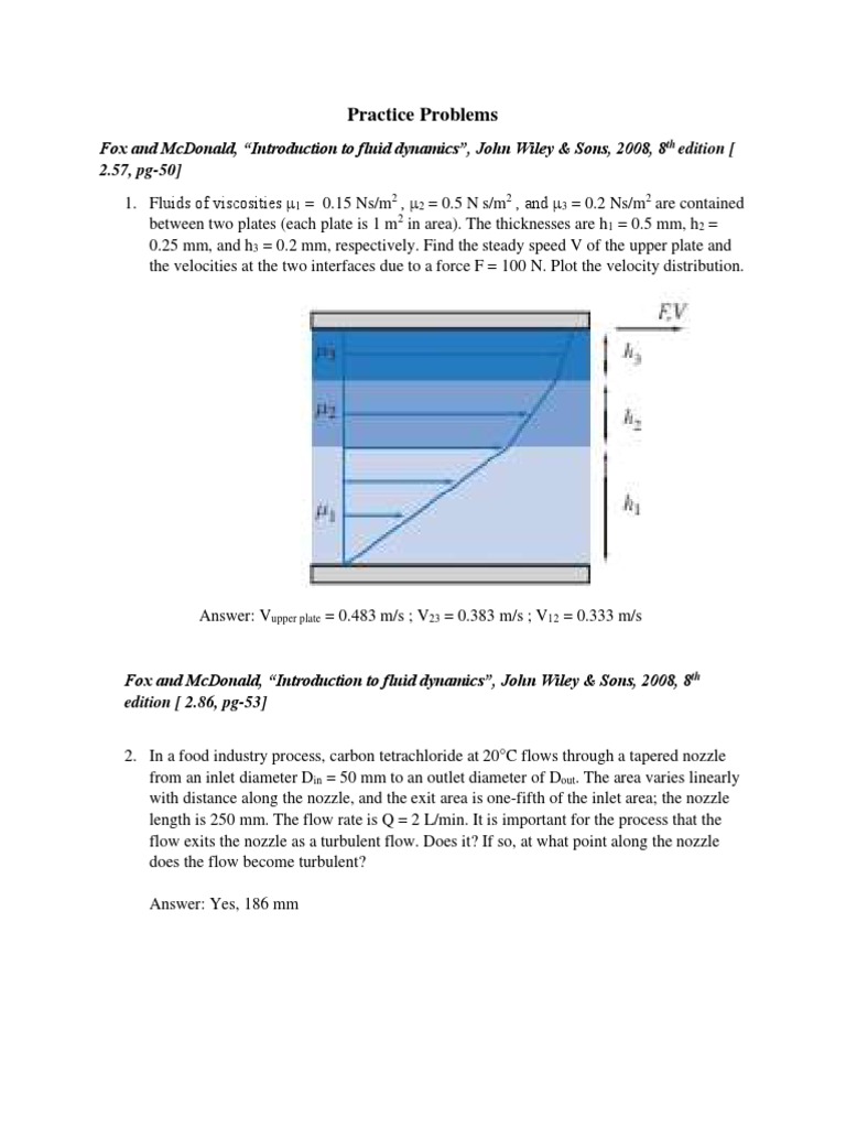 Practice Problems | PDF | Heat Transfer | Pipe (Fluid Conveyance)