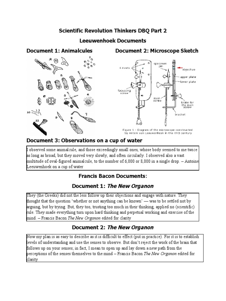 Scientific+Revolution+Thinkers+DBQ+Part+2 (1) COMPLETED | PDF | Isaac ...