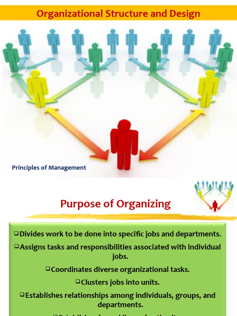 Principles of Organizational Design | PDF | Organizational Structure ...
