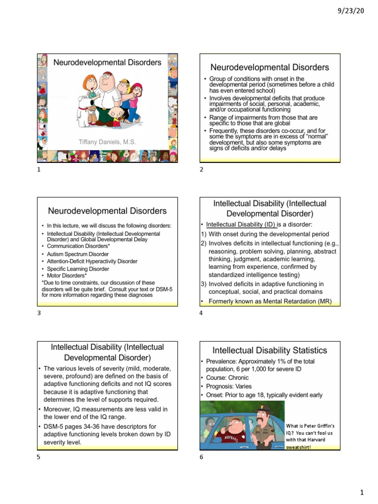 Overview of Neurodevelopmental Disorders | PDF | Autism Spectrum ...