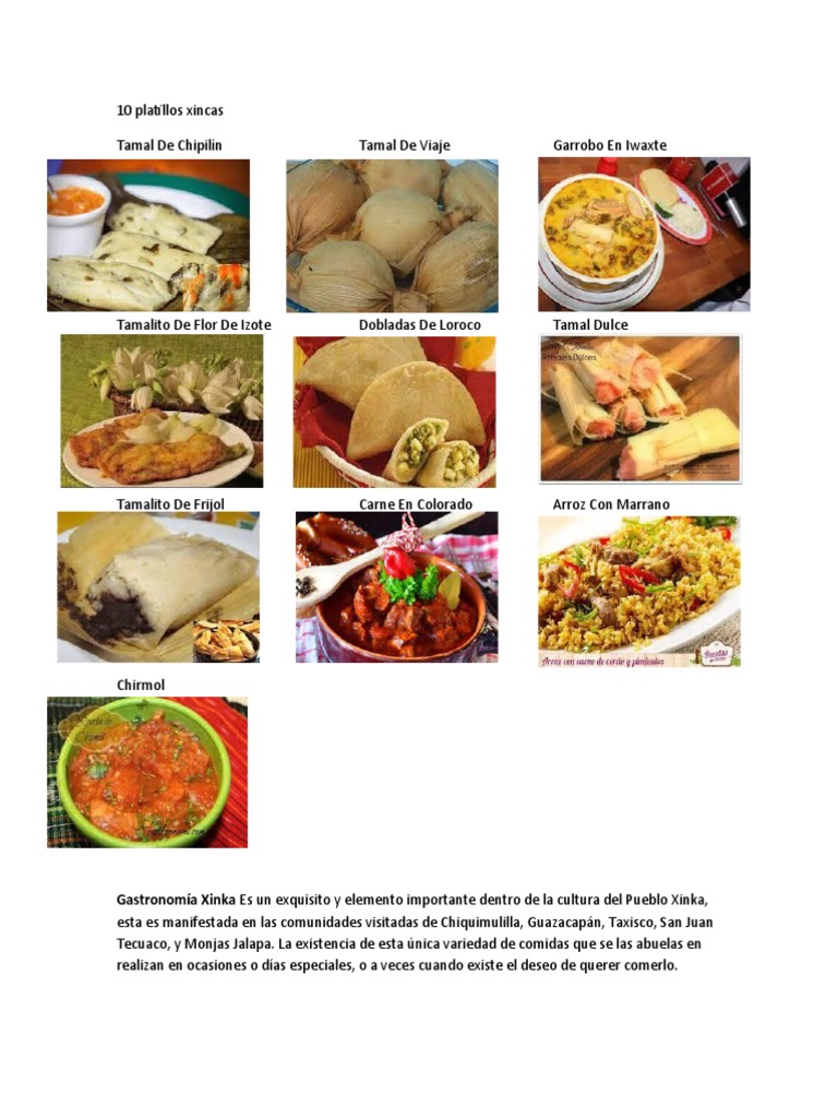 10 Platillos Xincas | PDF
