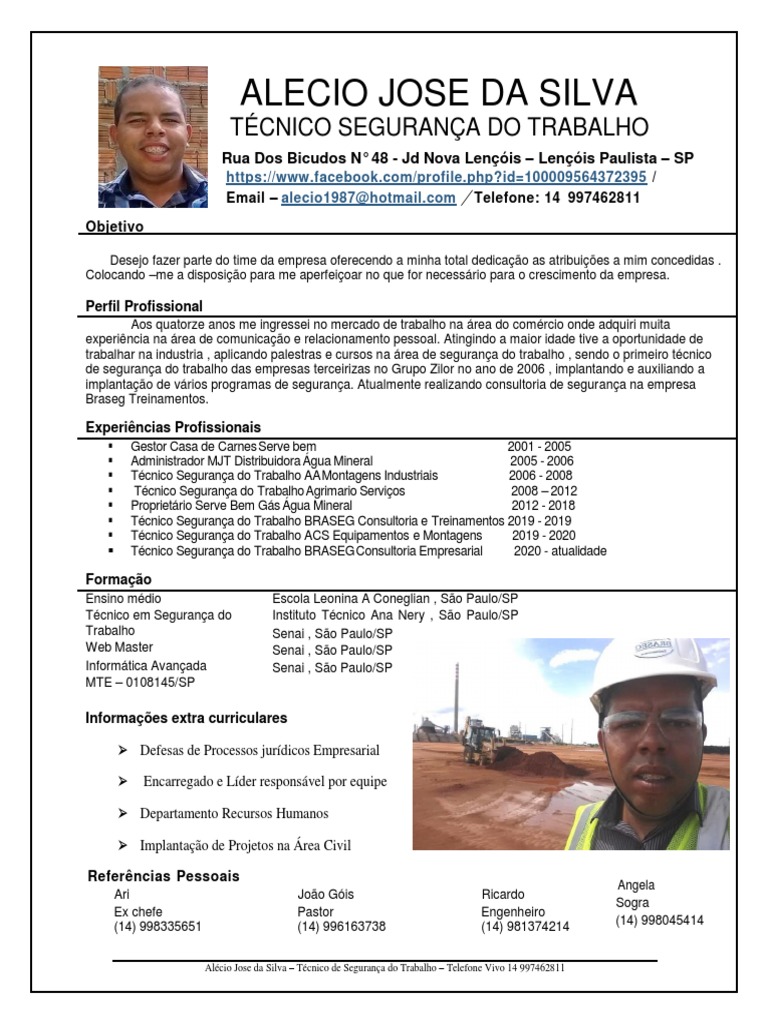 Currículo Alecio TST | PDF | Consultor | São Paulo