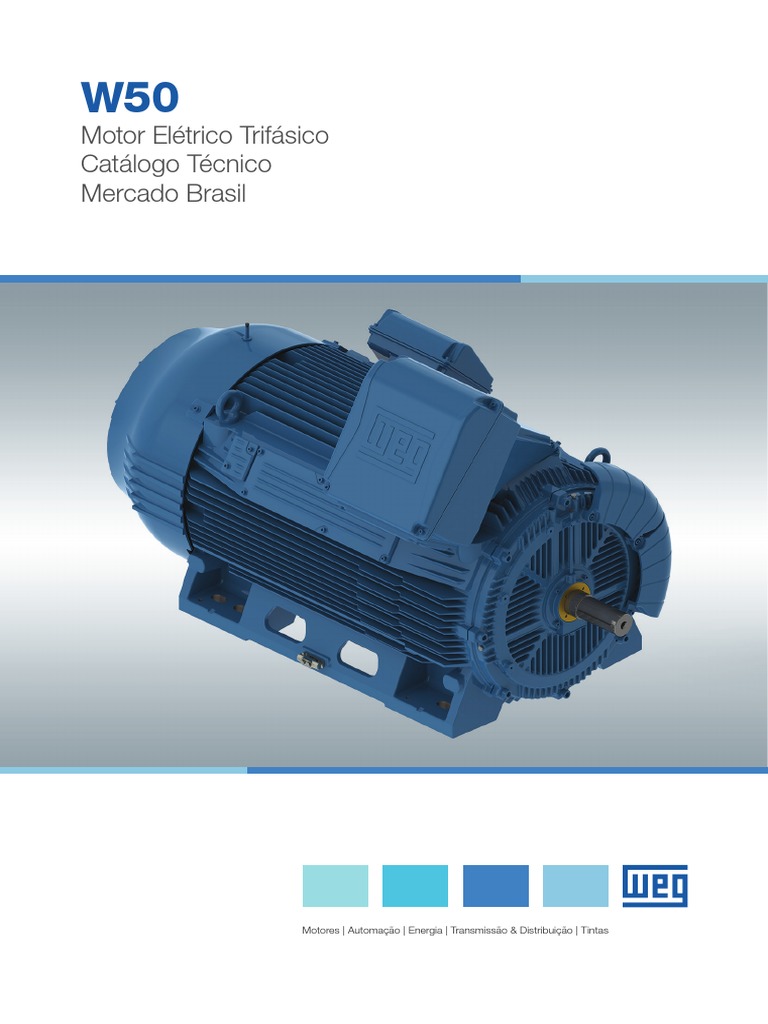 WEG w50 Motor Eletrico Trifasico 50043899 Brochure Portuguese Web | PDF ...