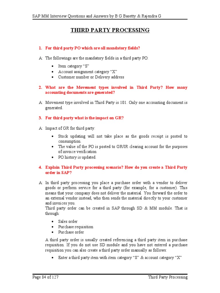 Third Party Processing | PDF | Receipt | Business
