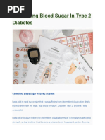 Diabetes Fact Sheets | PDF | Hypoglycemia | Diabetes Mellitus