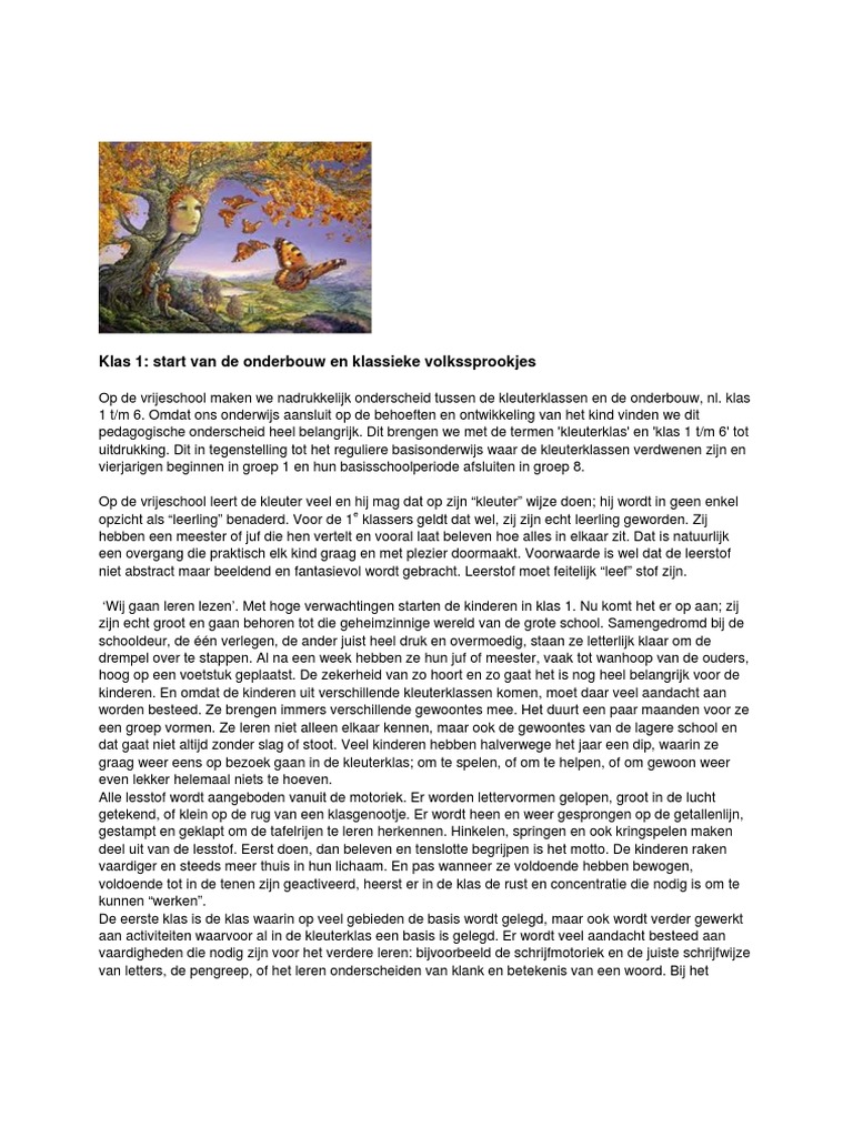 Leerplan Klas 1 | PDF