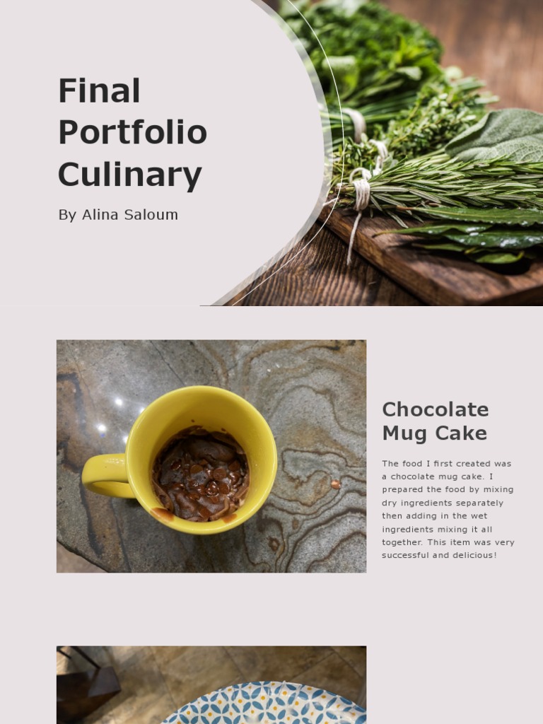 Final Portfolio Culinary | PDF