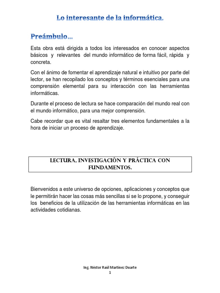 Lo Interesante de La Informática | PDF | Microsoft Windows | Ventana ...