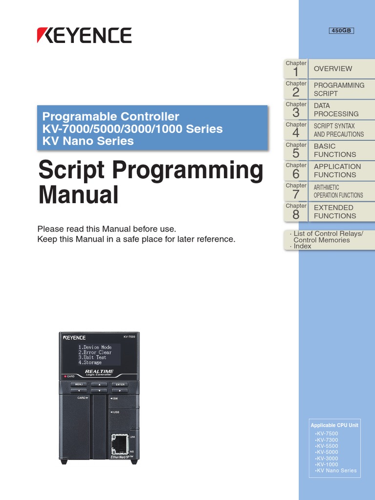 Script Programing Manual | PDF | Subroutine | Input/Output