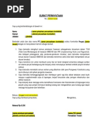 Contoh Gentlemen Agreement | PDF