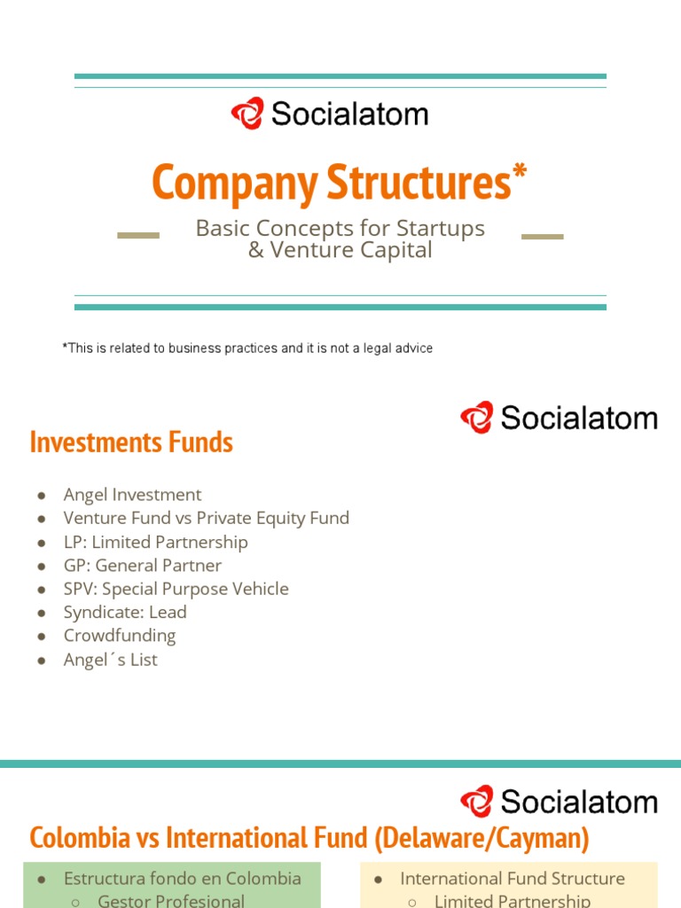 Venture Capital and Startup Structures | PDF | Limited Liability ...