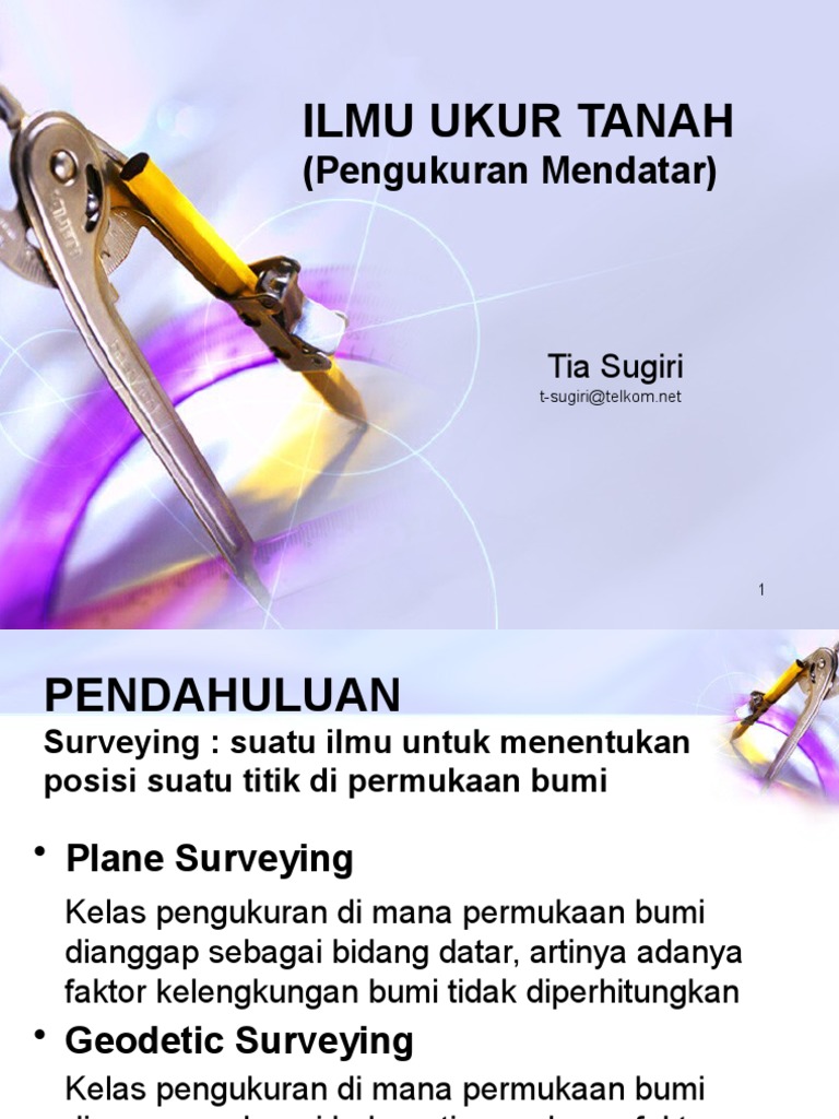 Pengukuran Mendatar | PDF