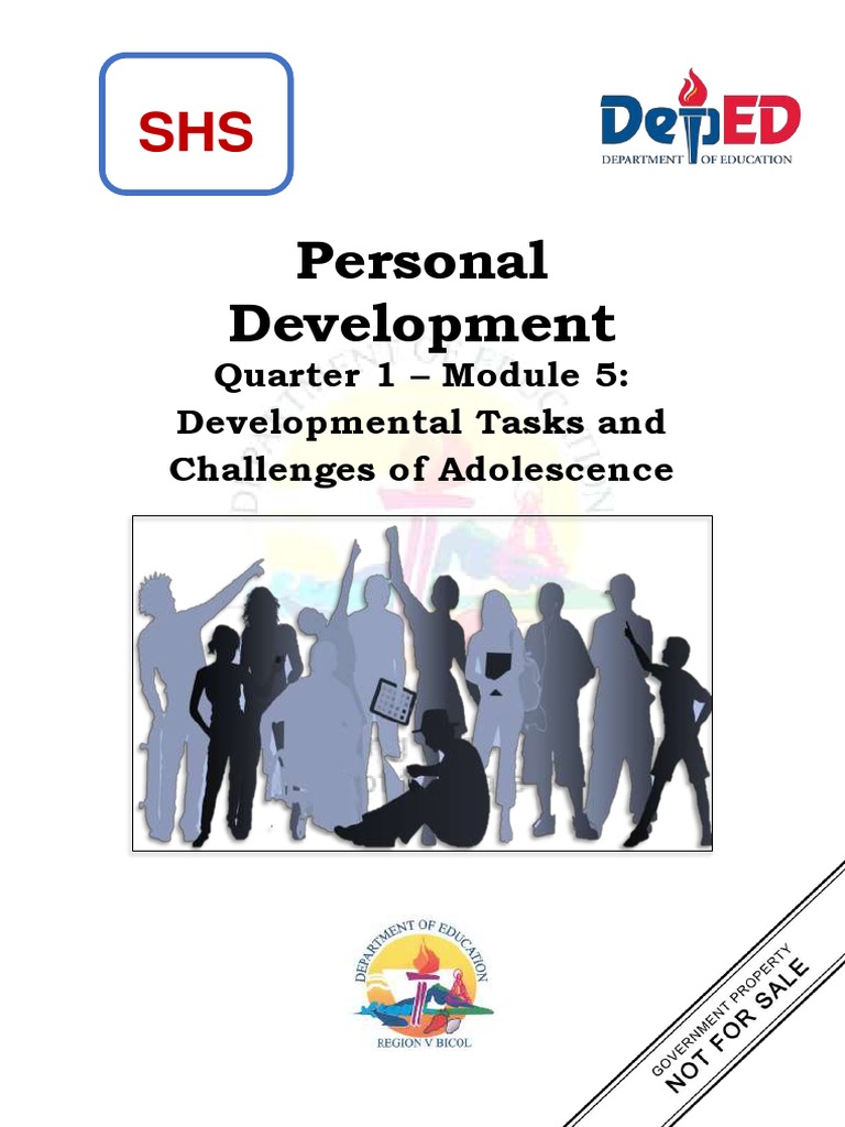 Personal Development: Quarter 1 - Module 5: Developmental Tasks and ...