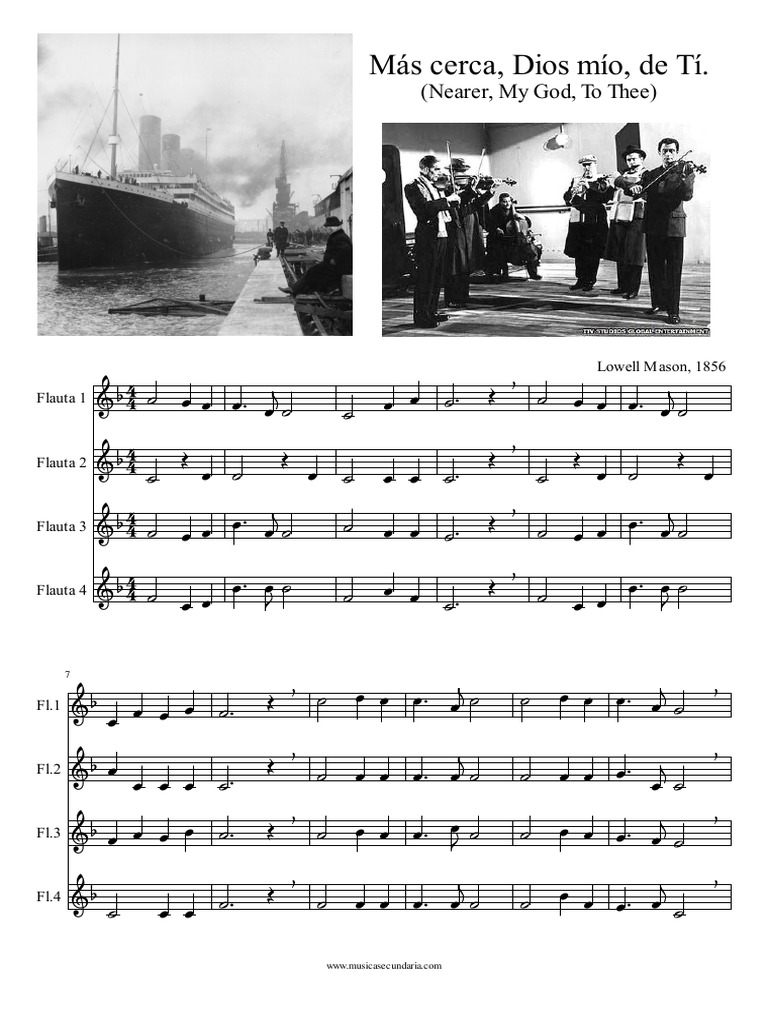 Mas Cerca de Ti Dios Mio Flauta Dulce | PDF