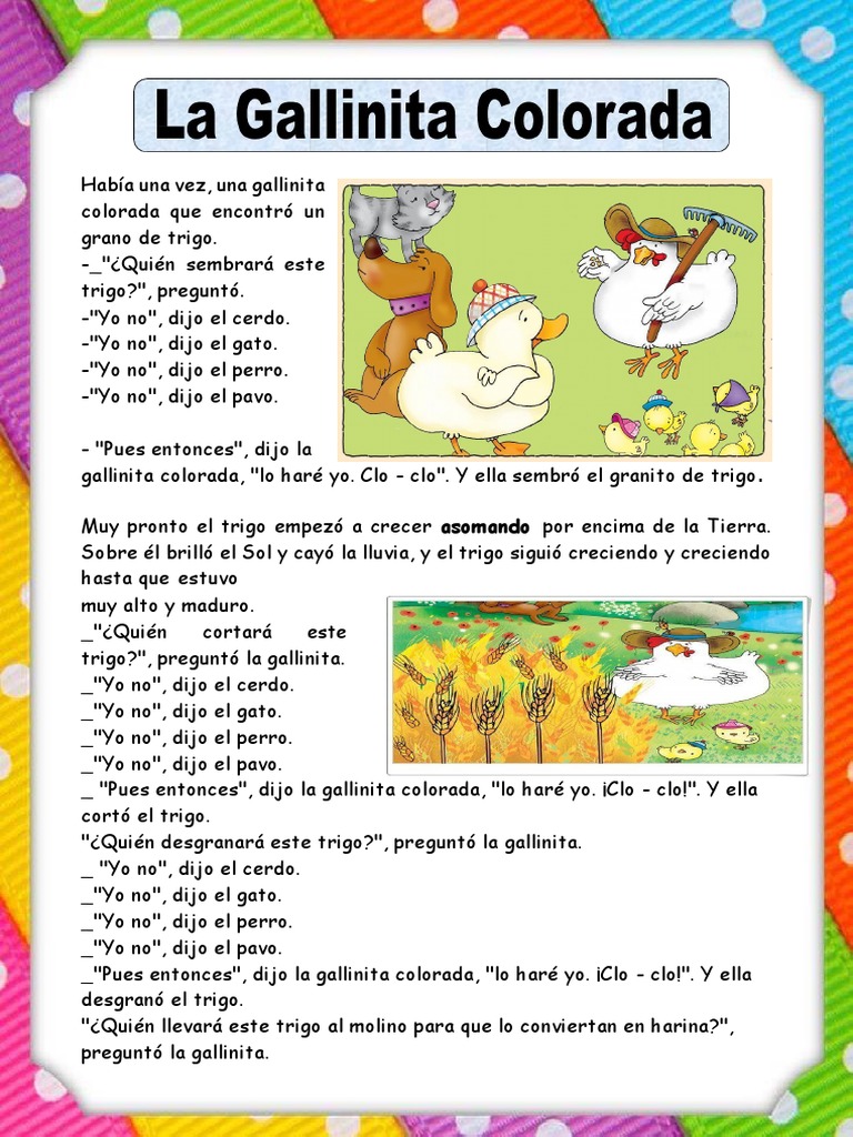 La-Gallinita-Colorada 1° | PDF