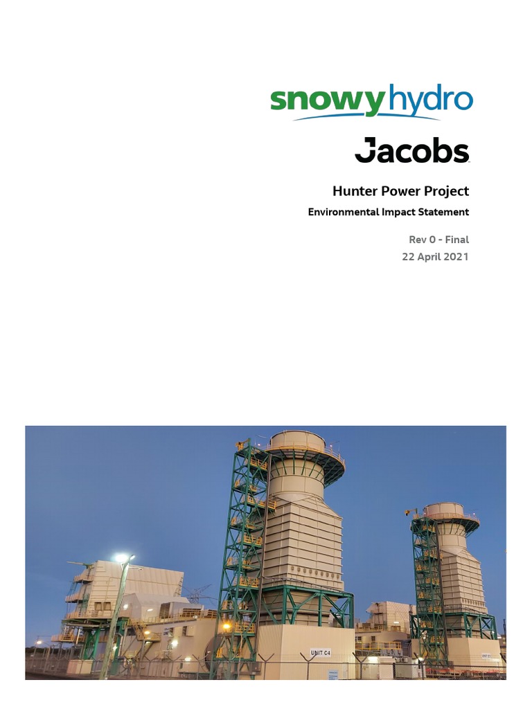 Hunter Power Project - EIS - Main Report | PDF | Power Station | Wind Power