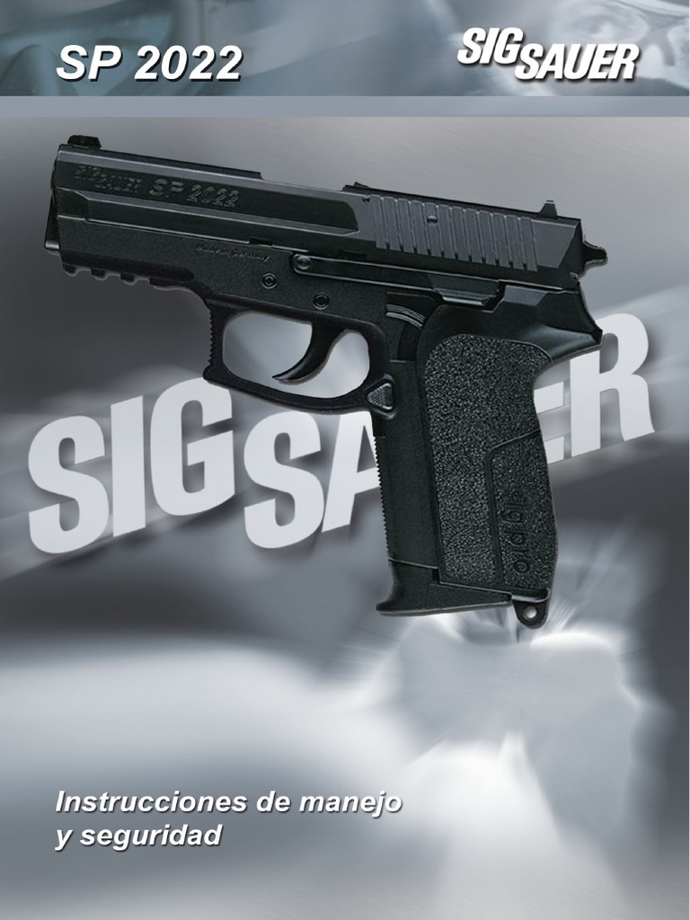 Manual Sig Sauer SP2022 | PDF | Pistola | Revista (armas de fuego)