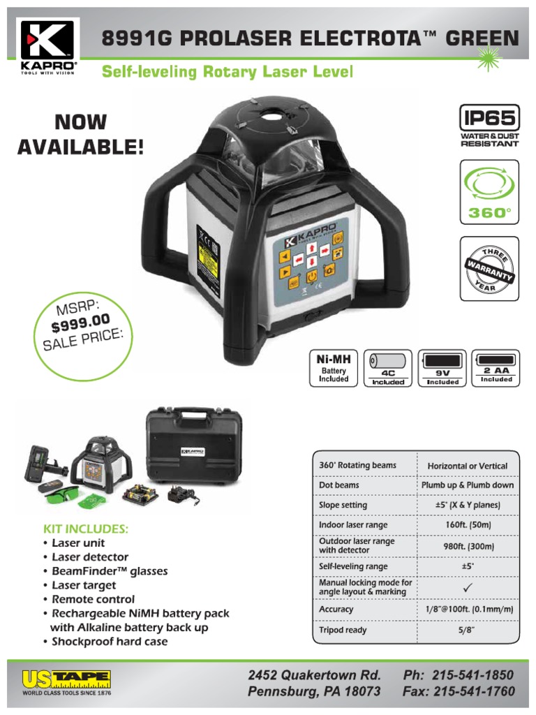 KAPRO 8991G Product Sheet | PDF