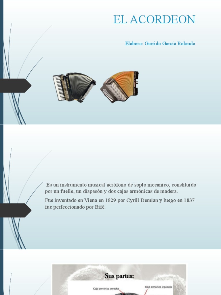El Acordeon | PDF | Acordeón | Instrumentos de teclado