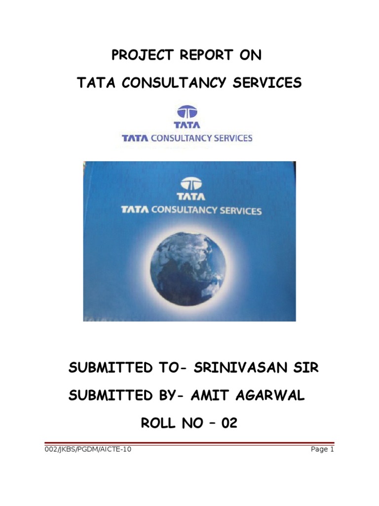 TCS Project Report: Overview & Analysis | PDF | Economies | Business