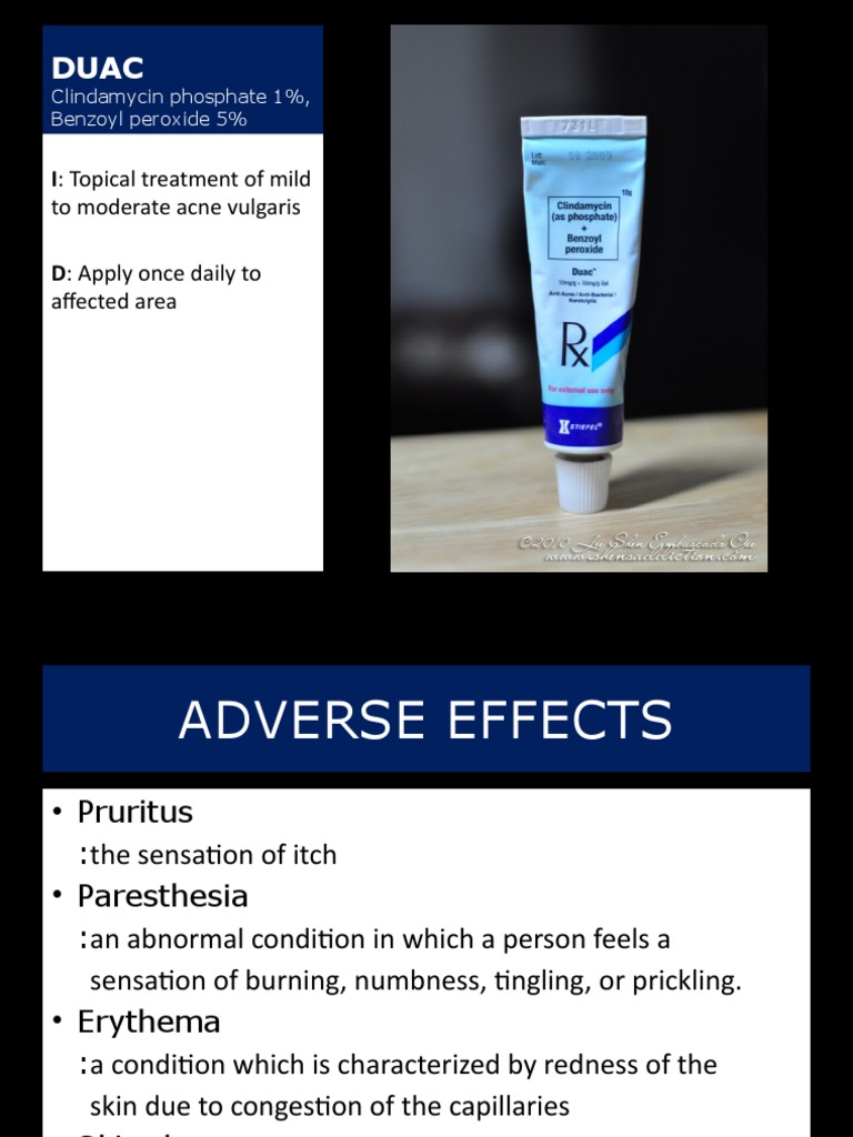 DUAC Acne Treatment Overview | PDF