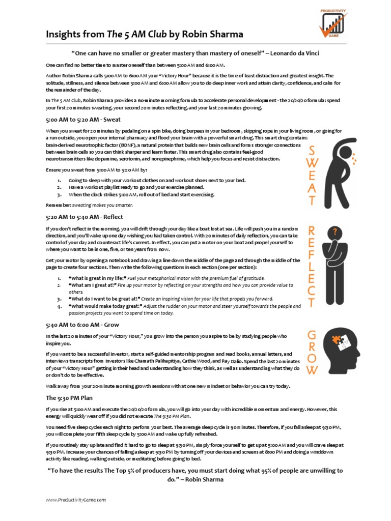 The 5 AM Club | PDF | Neuroscience | Nature