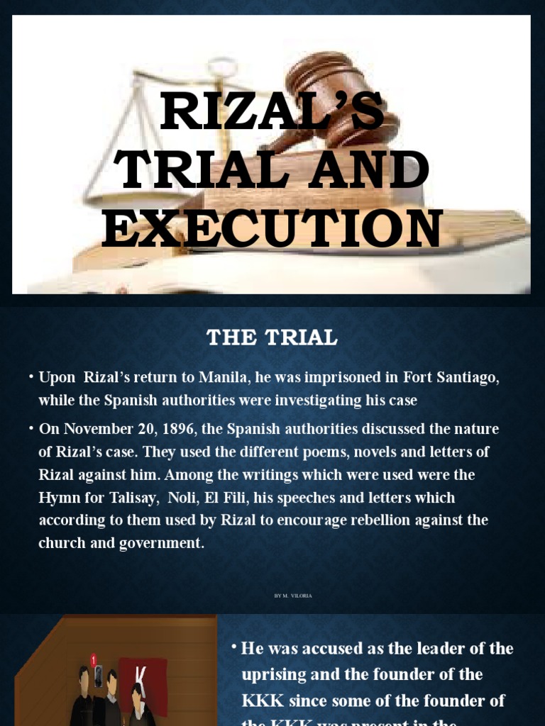 Rizal's Trial and Execution | PDF | Philippines