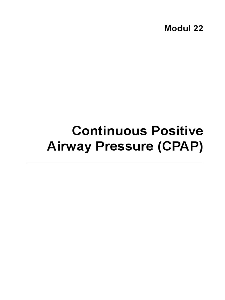 CPAP | PDF