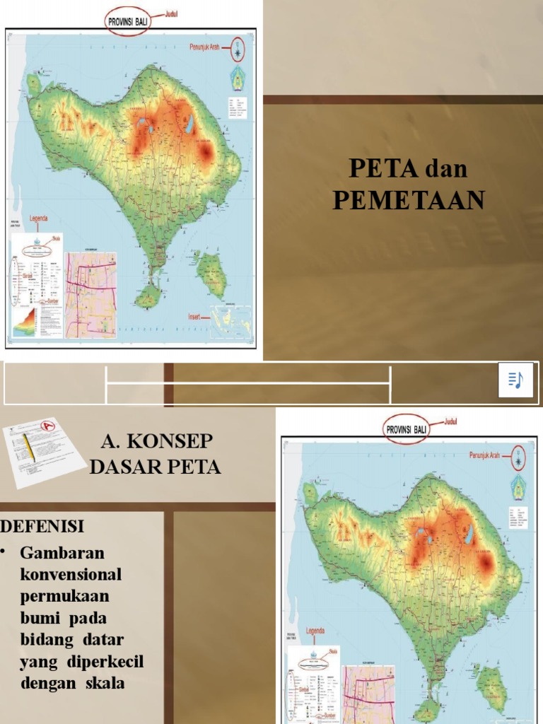 Pengertian Dan Komponen Peta | PDF