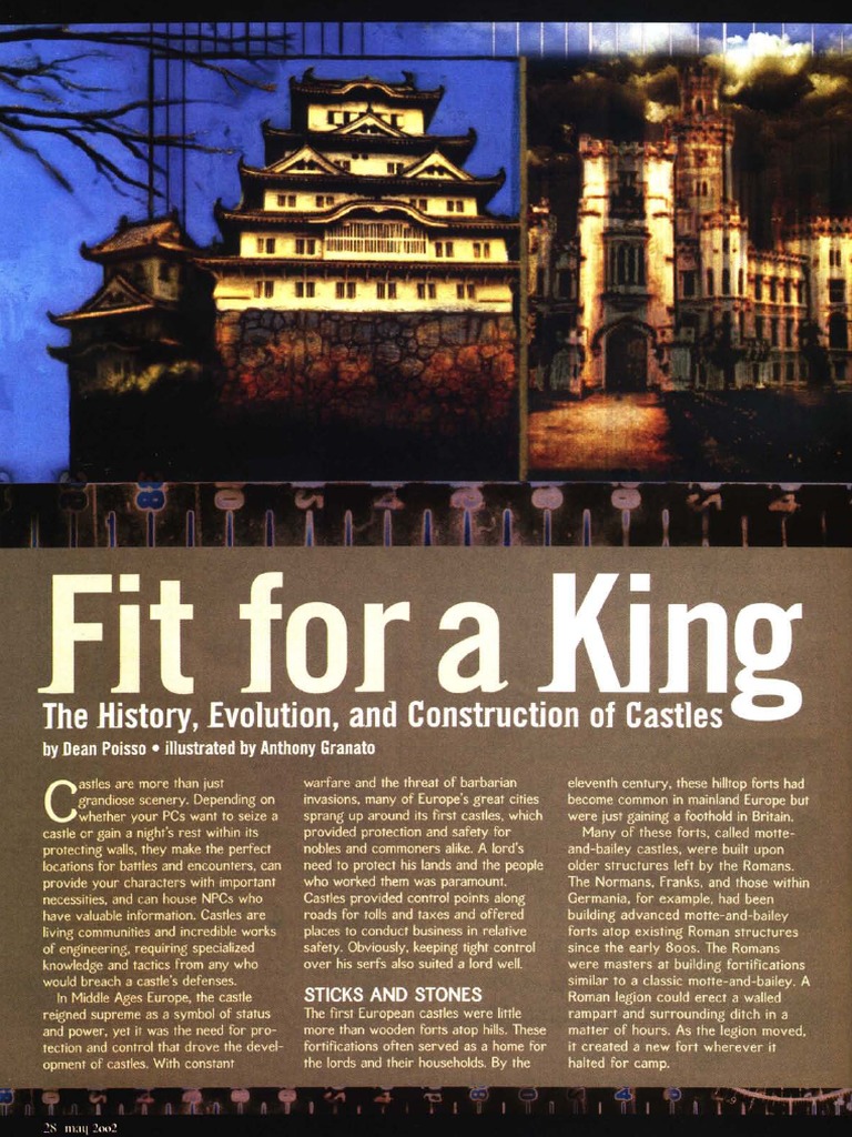 Castle Building From Dragon Magazine #295 | PDF