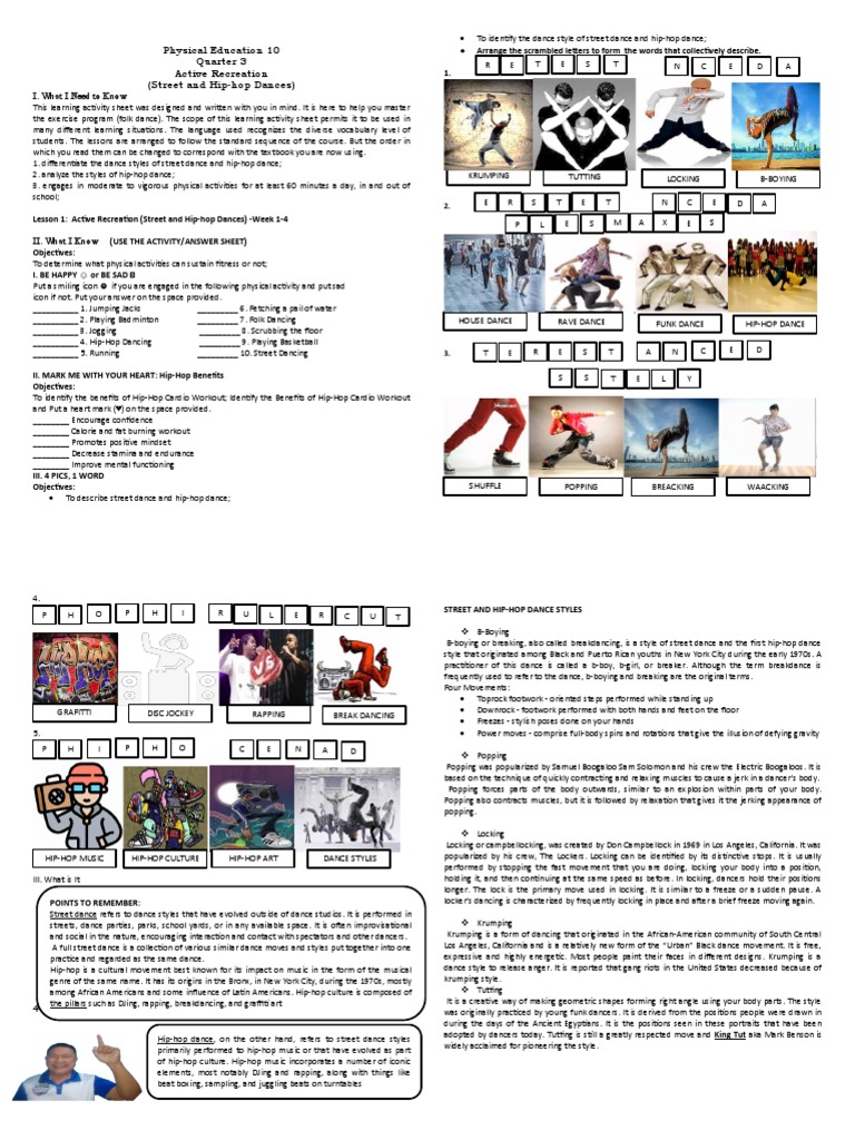 Analyzing Street Dance and Hip-Hop Dance Styles | PDF | Physical ...