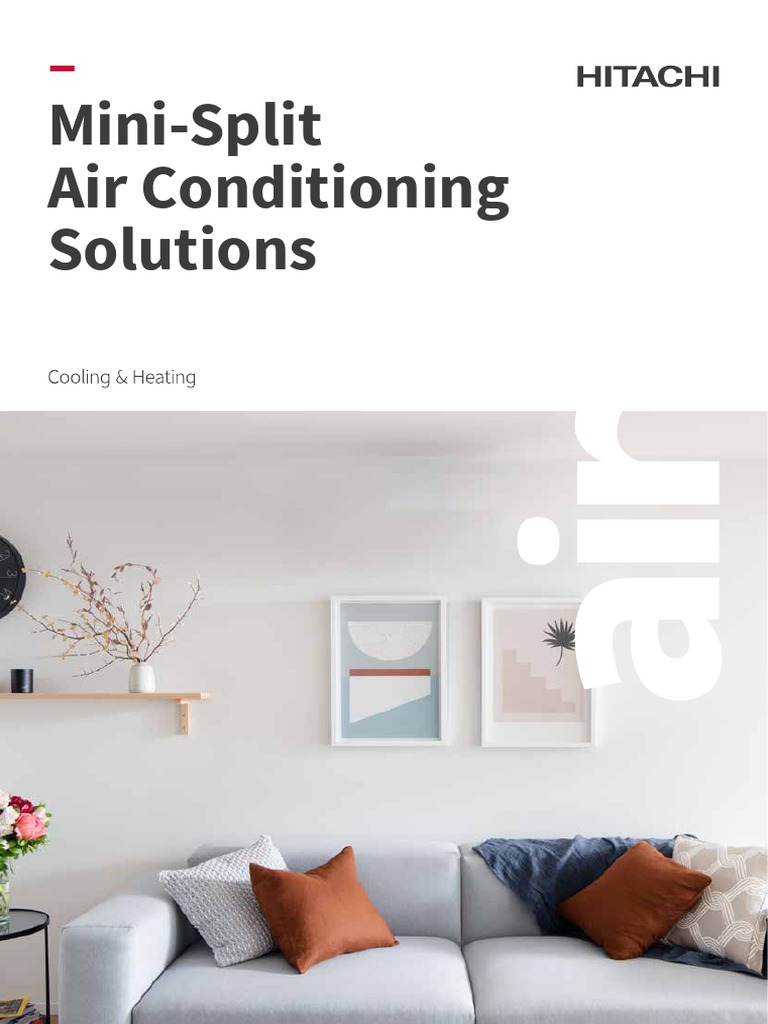 Hitachi Mini-Split Brochure 09222020 | PDF | Air Conditioning ...