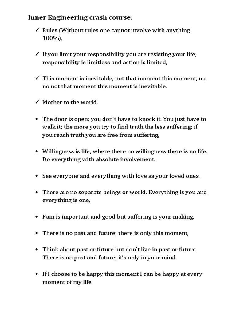 Inner Engineering Completion | PDF