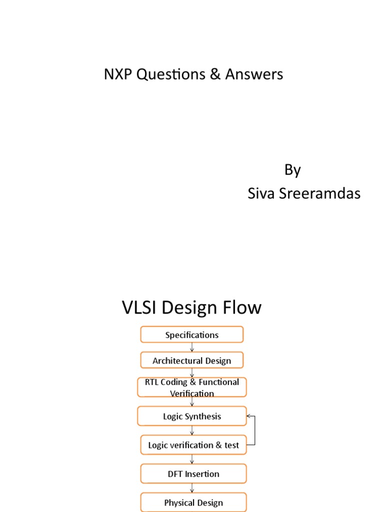 DFT Interview Questions & Answers | PDF | Electronic Design | Information And Communications ...