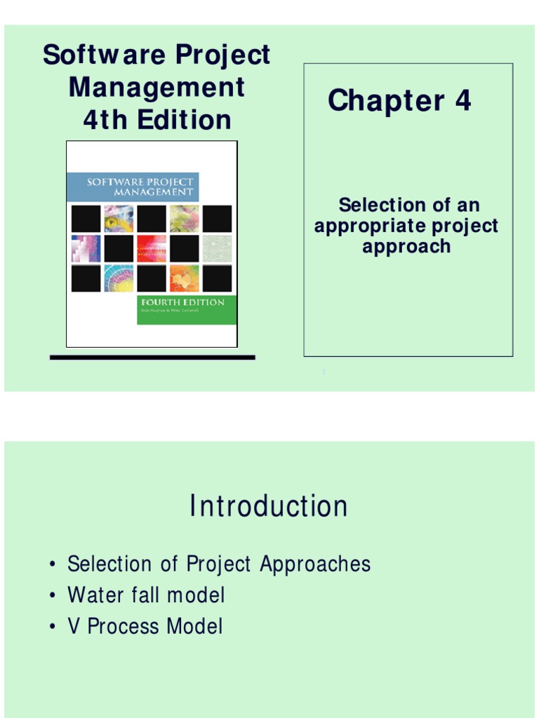 Software Project Management 4th Edition: Selection of An Appropriate ...