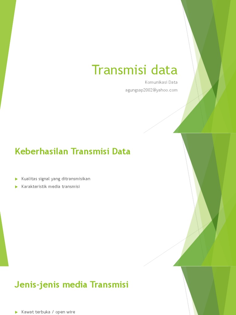 Media dan Kecepatan Transmisi Data | PDF