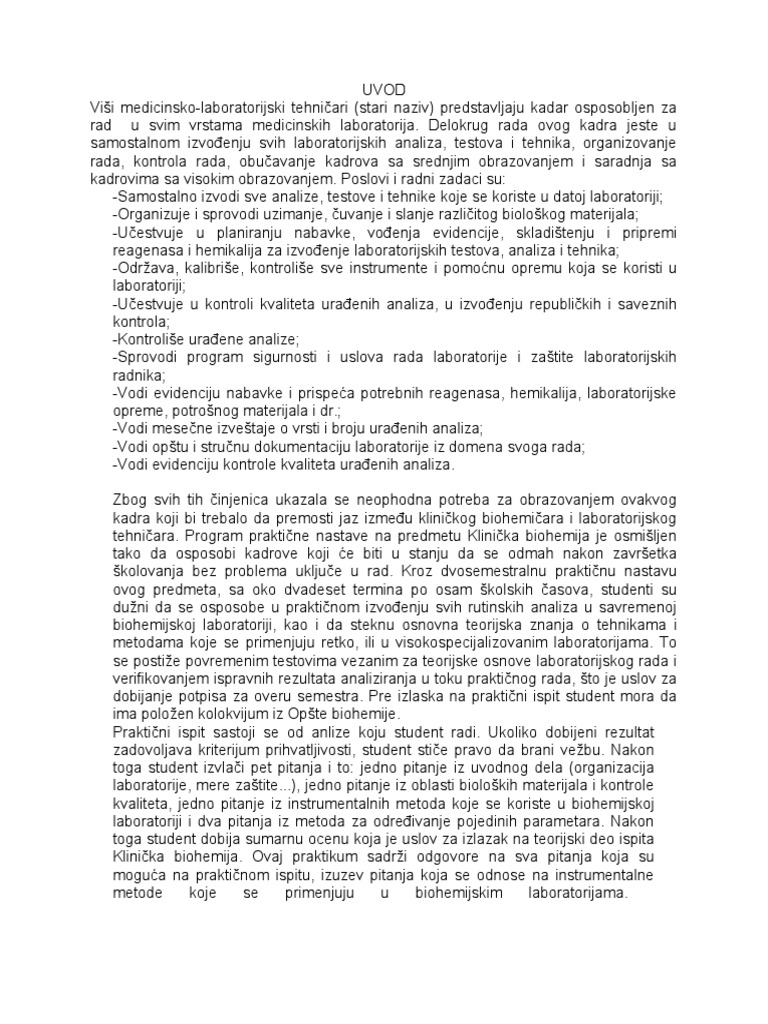 Prakticna Nastava-Praktikum | PDF