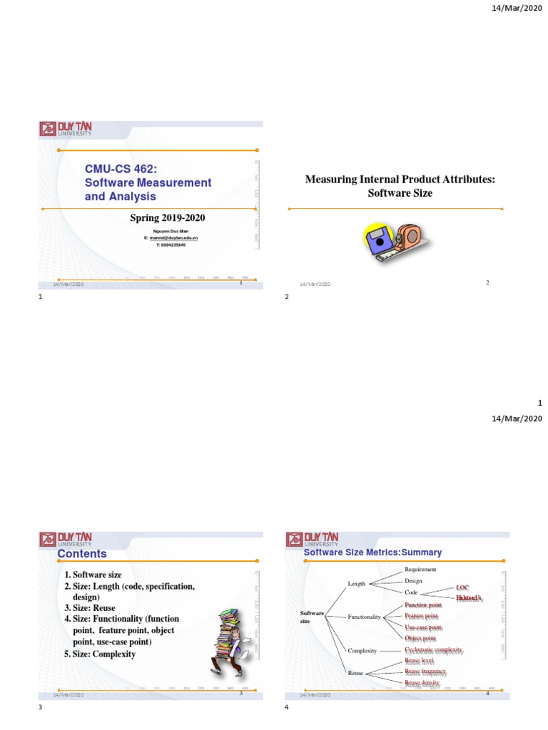 CMU CS+462+ +Software+Meassurement+and+Analysis+ +2020S +Lecture+Slides+ +6 | PDF | Information ...