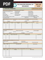 Ficha de Datos Complementarios - CDR | PDF