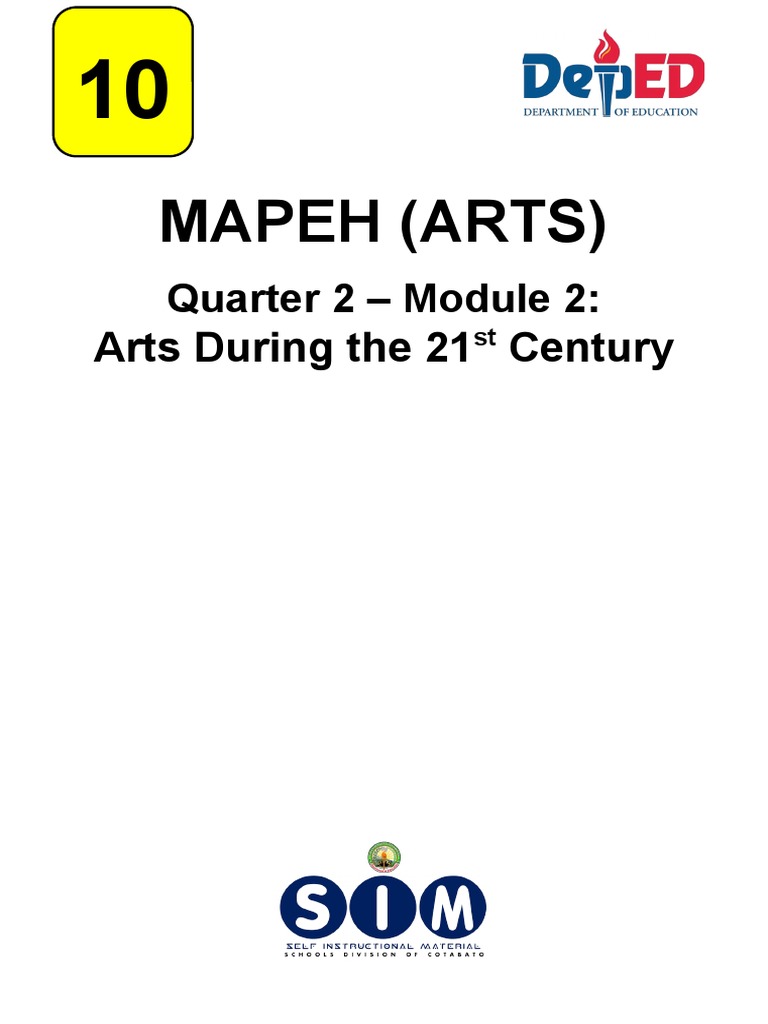 Arts 10 2nd Quarter Module 2 | PDF | Photo Manipulation | Paintings