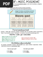 English Class A1 Unit 2 Test - Quizizz | PDF