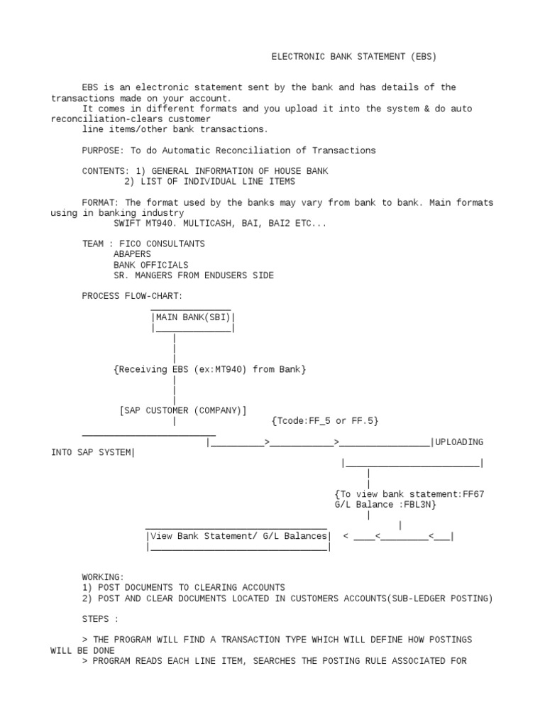 Ebs Sap | PDF | Cheque | Banks