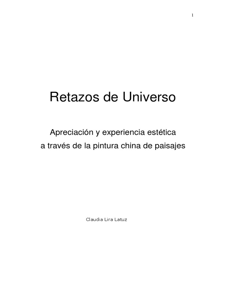 Claudia Lira - Retazos de Universo | PDF | Yin y yang | Tao