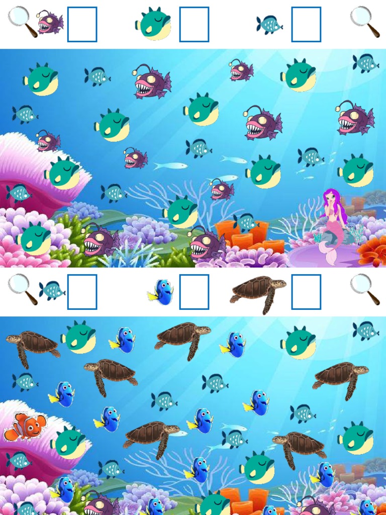 Anexo 1. Conteo Animales Marinos | PDF