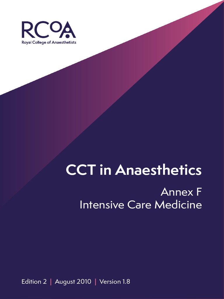 Annex F - ICM | PDF | Intensive Care Unit | Intensive Care Medicine