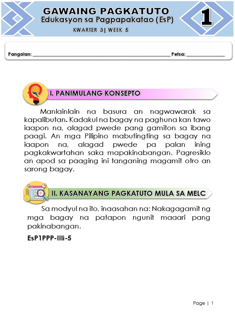 EsP1 Q3 M5 FINAL | PDF