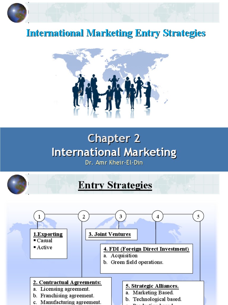 International Marketing Entry Strategies | PDF | Franchising | Royalty ...