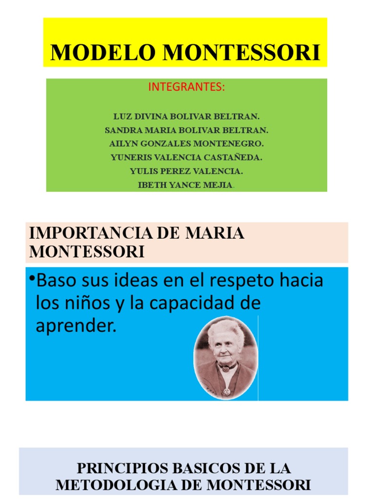 Modelo Montessori | PDF