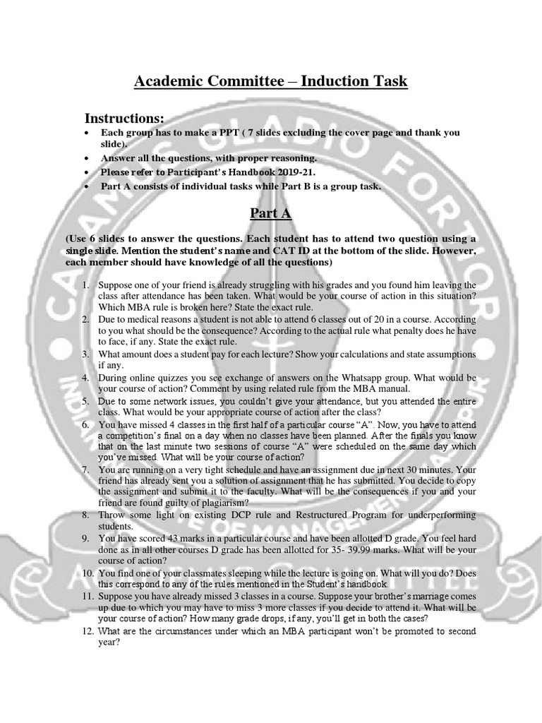 Induction Task - AcadComm | PDF | Teaching | Pedagogy