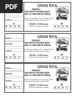 Tabla de Rifa 00-99 | PDF